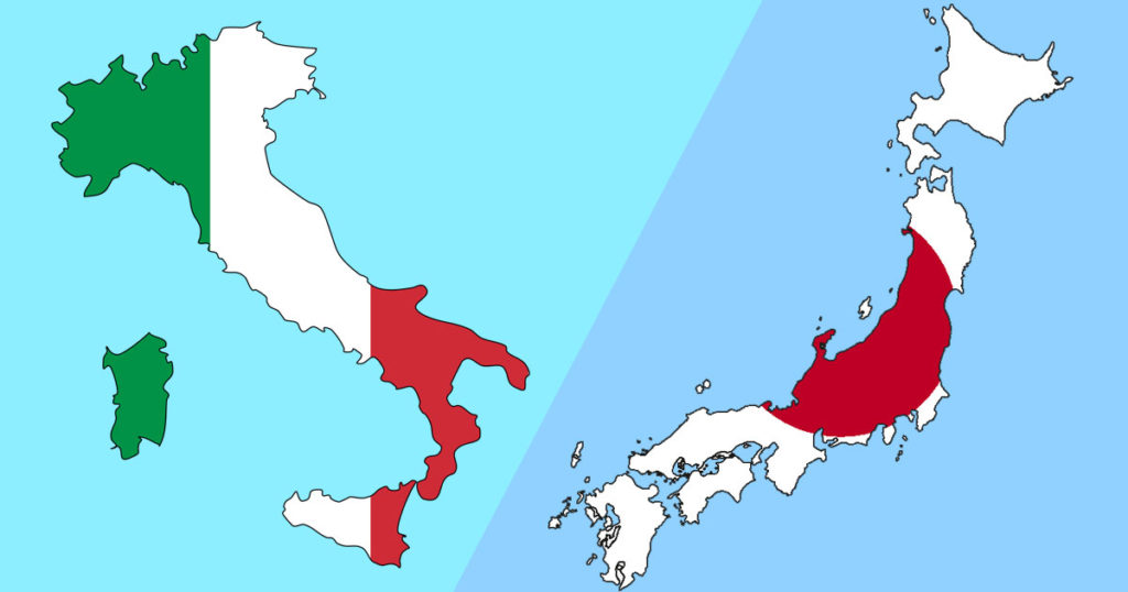 イタリアと日本の比較・国土・習慣・地域性・州など | アーモイタリア
